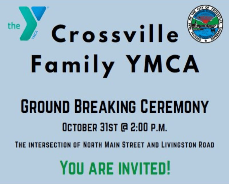 CROSSVILLE YMCA GROUND BREAKING CEREMONY – 3B Media News