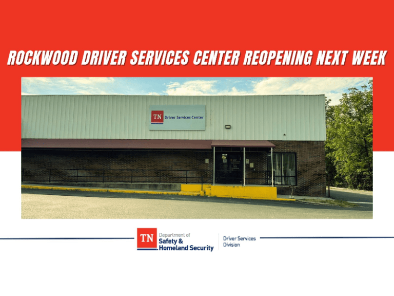ROCKWOOD DRIVER SERVICES CENTER TO REOPEN NOV. 5 – 3B Media News