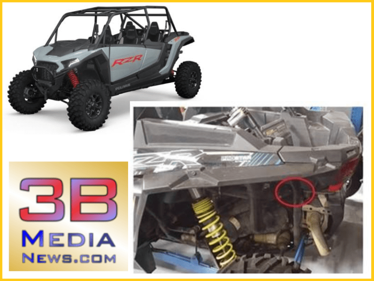 21,000 RZR VEHICLES RECALLED; FIRE HAZARD – 3B Media News