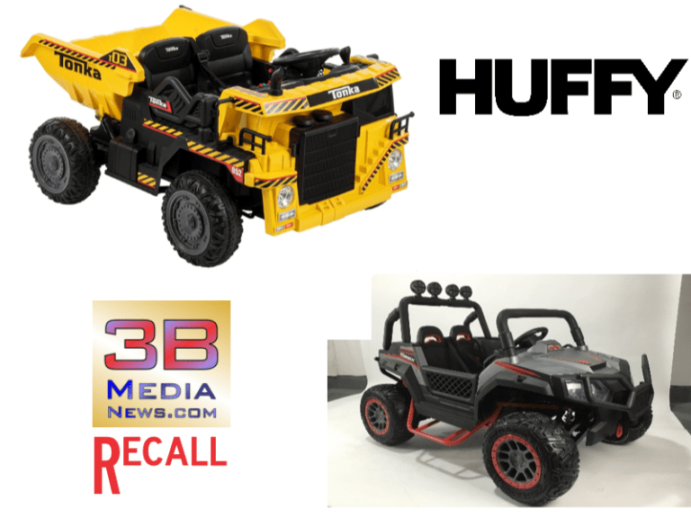 HUFFY RECALLS TWO RIDE-ON TOYS; FIRE HAZARD – 3B Media News