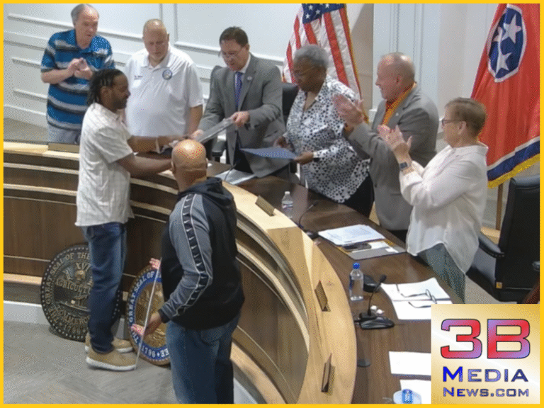 JERMAINE COPELAND RECEIVES HONORS AT HARRIMAN CITY COUNCIL MEETING – 3B ...