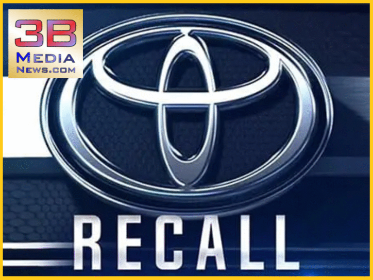 TOYOTA RECALLS OVER 591,000 VEHICLES FOR SYSTEM GLITCH – 3B Media News