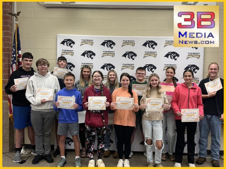 STONE MEMORIAL HIGH SCHOOL SEPTEMBER C.T.E. STUDENTS OF THE MONTH – 3B ...