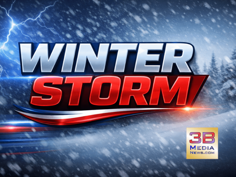 WINTER STORM ALERT – 3B Media News