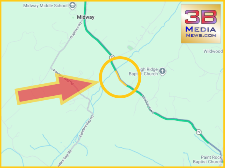 ACCIDENT REPORTED ON LOUDON HIGHWAY IN ROANE COUNTY – 3B Media News